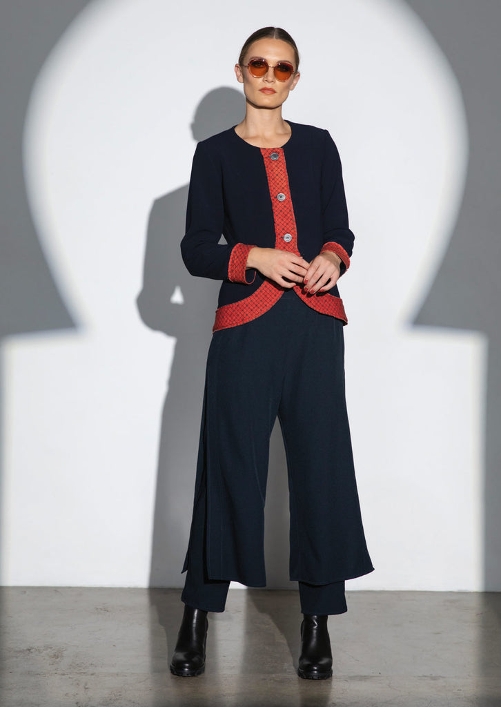 Maroc Jacket - Navy & Marrakech – Jane Daniels